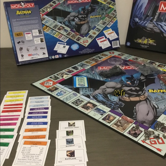 parker brothers | Games | Rare Find Batman Collectors Edition Monopoly ...